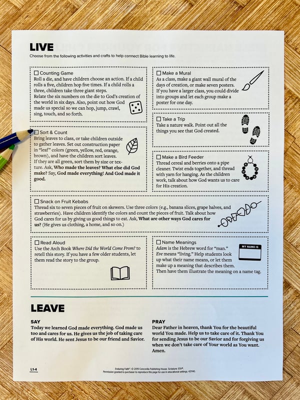 Tips and Tricks for One-Room Sunday School