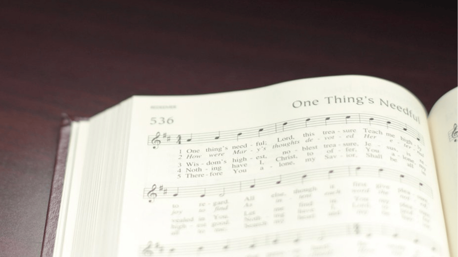 Hymn of the Month: One Thing’s Needful